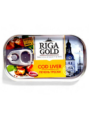 Cod Liver - Riga Gold - 121g – Elona Market