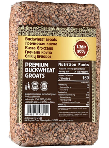 Roasted Buckwheat Groats - Grante - 800g – Elona Market