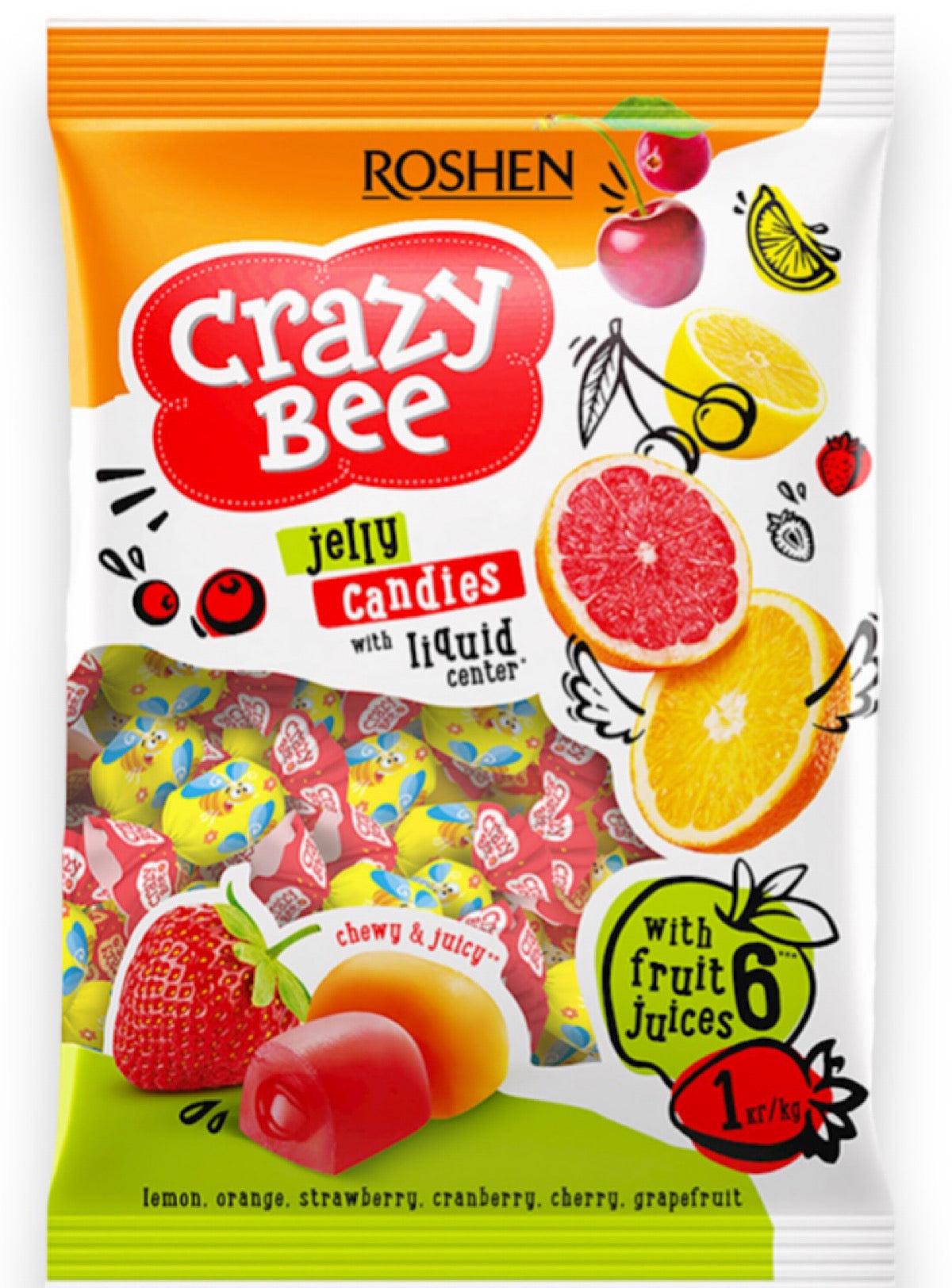 Jelly Candy Crazy Bee - Roshen - 40g – Elona Market