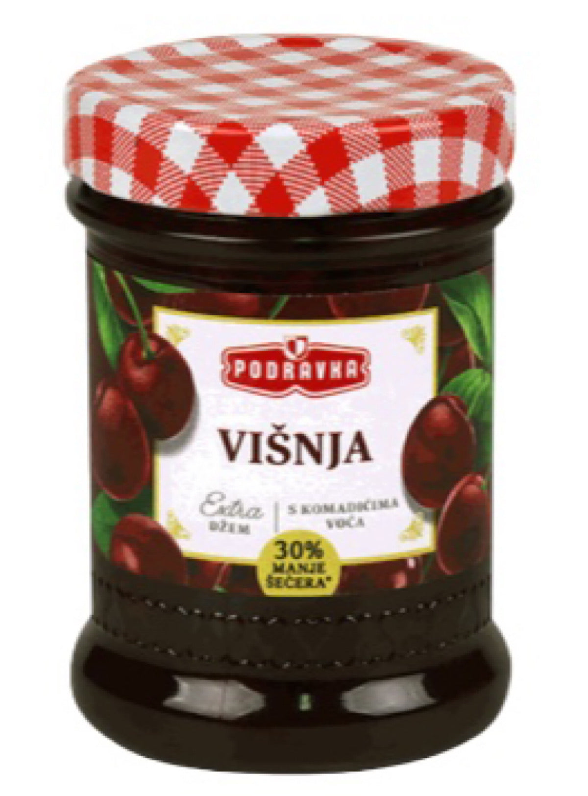Sour Cherry Jam Visnja - Podravka - 320g – Elona Market