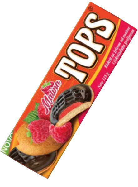 Raspberry Jaffa Cakes - Tops - 125g – Elona Market