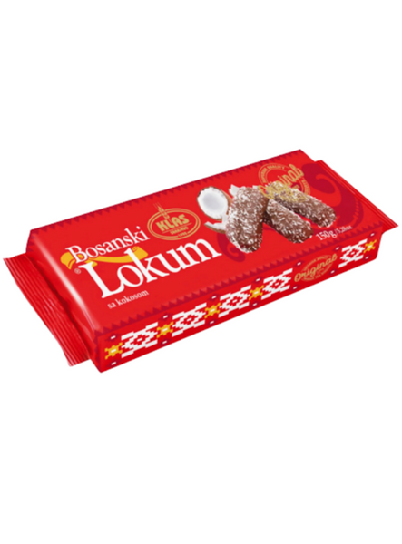 Bosnian Lokum Chocolate and Coconut - Klas - 150g – Elona Market