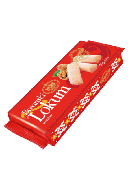 Bosnian Lokum with walnuts - Kras - 150g – Elona Market