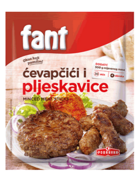 Kebabs & Cevapi Seasoning - Fanta - 40 grams – Elona Market